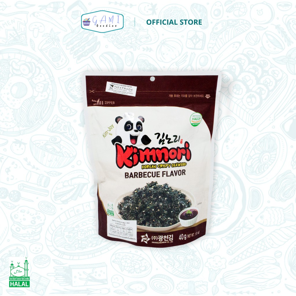 Kimnori Korean Crispy Seaweed Flavored Nori Original, Barbeque ...