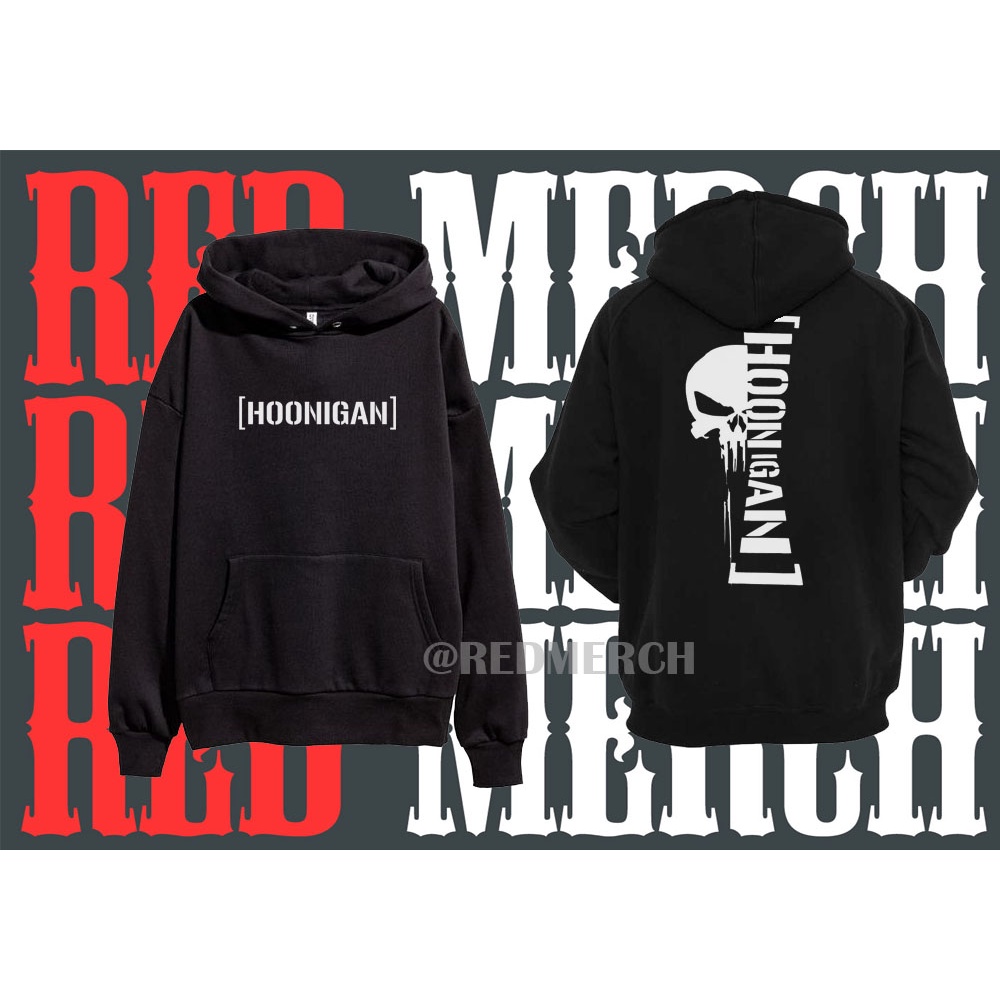Hoonigan sweater Jacket - hoonigan Hoodie sweater - Red Merch | Shopee ...