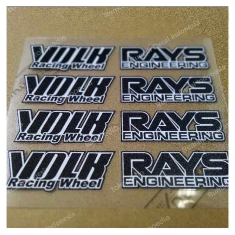 Volk Rays TE37 Replacement Premium Decal Sticker | Shopee Philippines