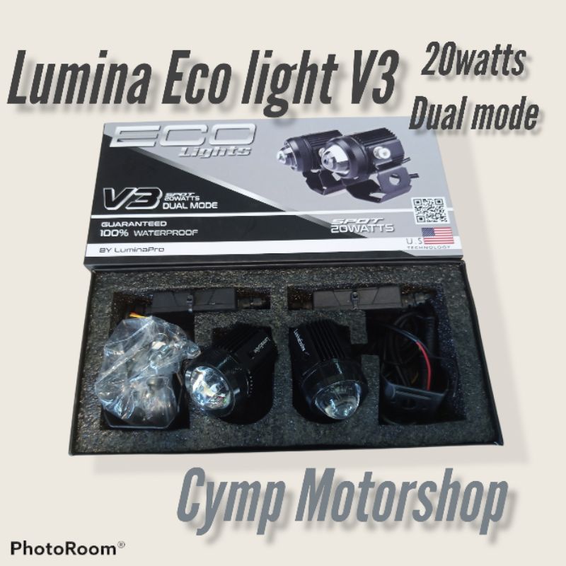 Lumina Pro mini driving light Eco V3 dual mode spot 20watts 100% ...