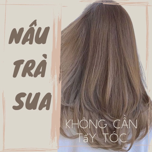 OXY Natural Beautiful Milk Tea Brown Hair Color, No Bleaching (Free ...