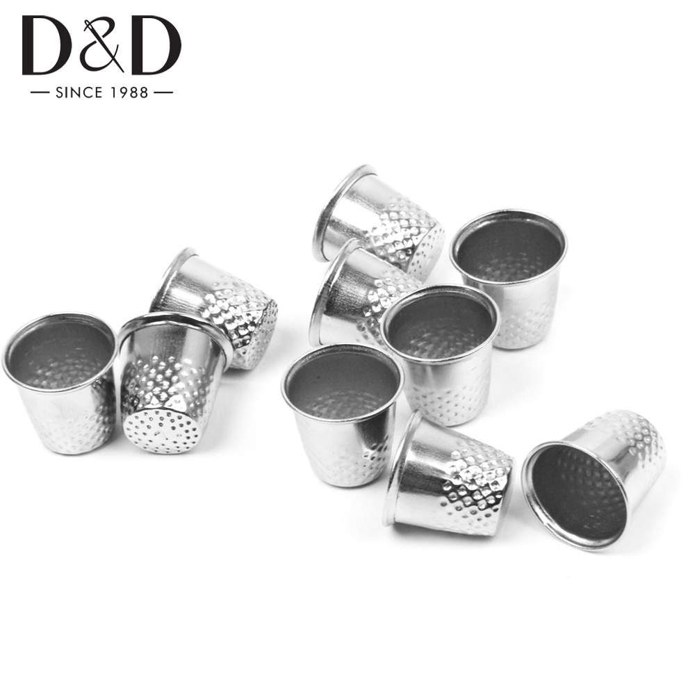 10pcs Metal Finger Protectors Sewing Thimbles Vintage Thimble ...