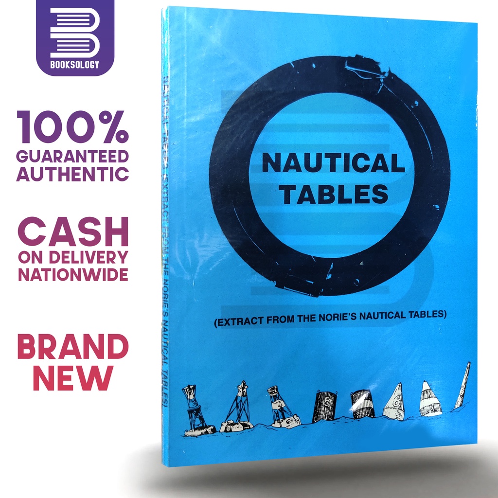 NAUTICAL TABLES (Extract From the Norie's Nautical Tables) | Shopee ...