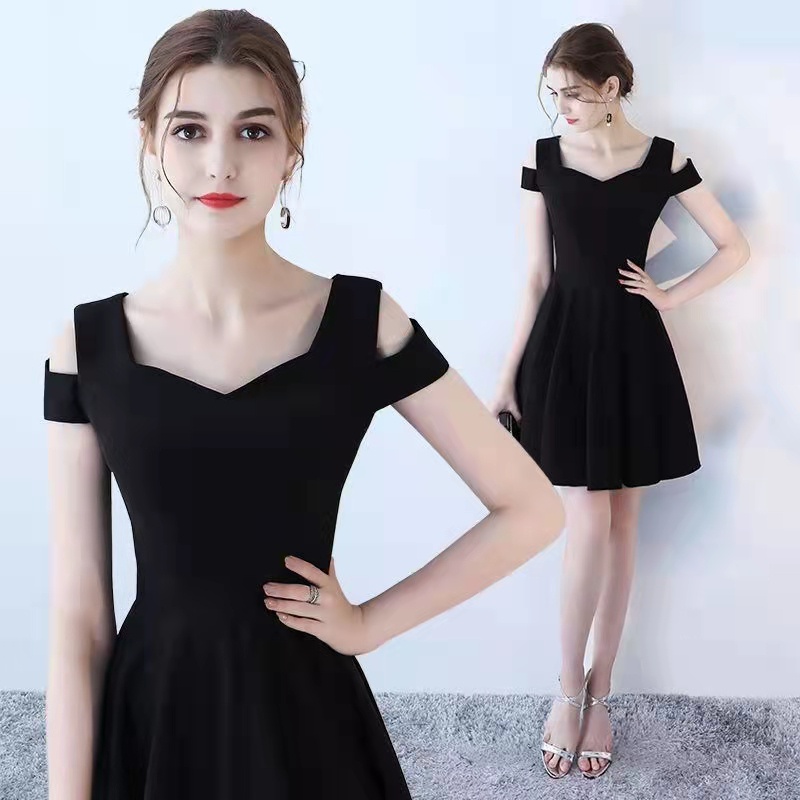 COD brand New Slim Summer Dress Women Korean design Mid-length Plain ...