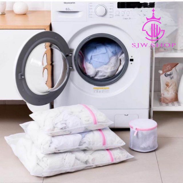 4pcs /set washing net bag storage organizer pouch | Shopee Philippines
