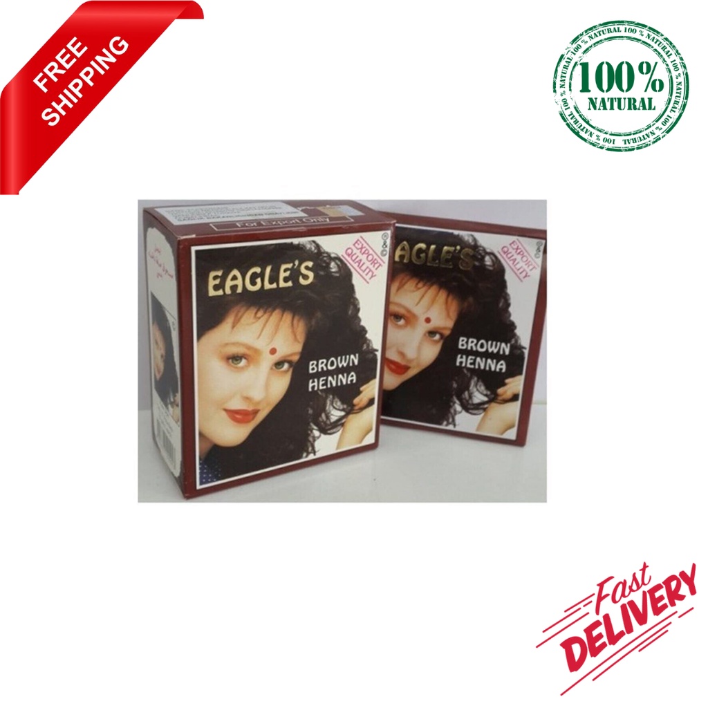 Eagles Brown Henna Orijinal İndian Henna Hair Dye Henna 10gr x 6 Packs ...
