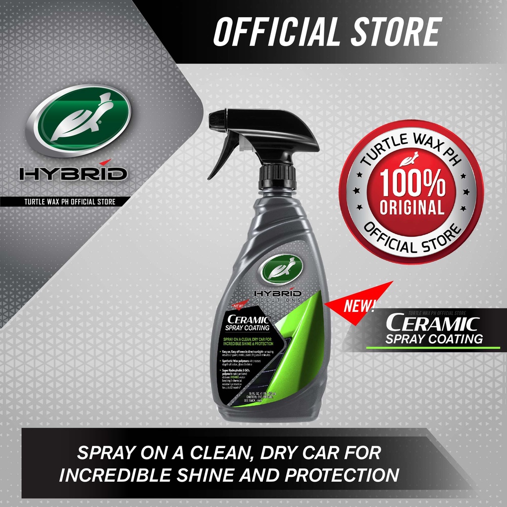 Turtle Wax Hybrid Solutions Ceramic Spray Coating 16oz. 53409 | Shopee ...