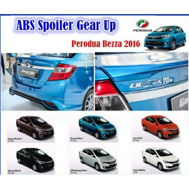 Perodua Bezza Gear up spoiler | Shopee Philippines