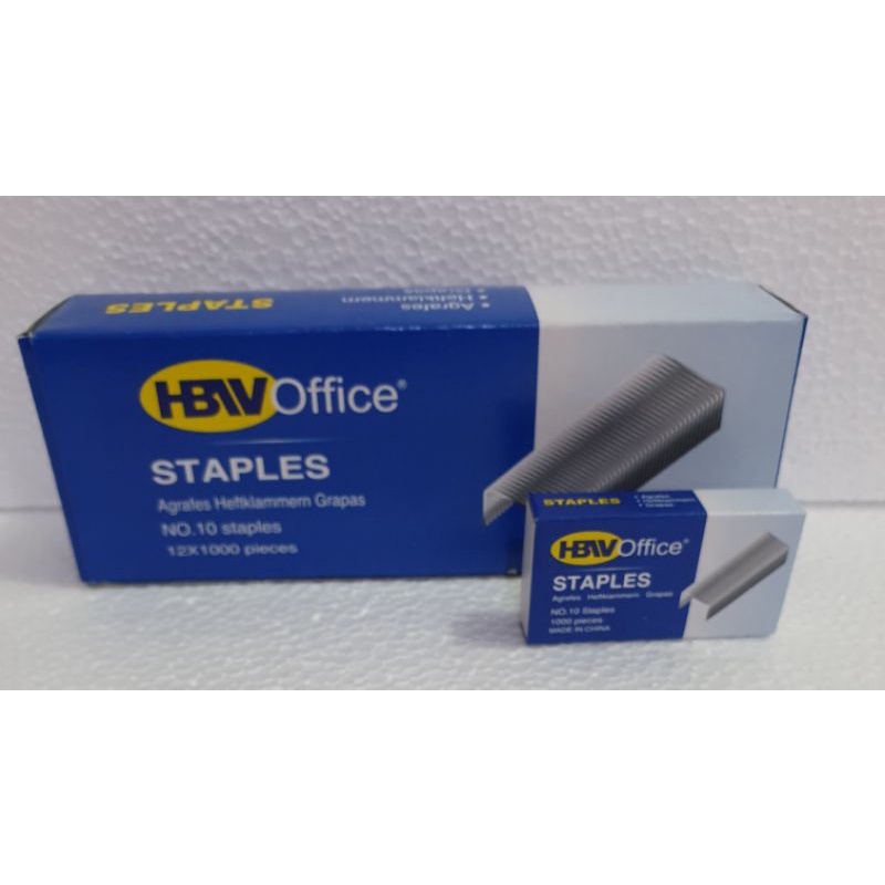 HBW Office Staple Wire #10 (12 boxes) | Shopee Philippines