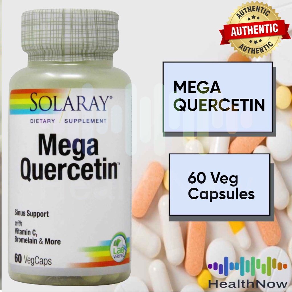 On Hand Quercetin Solaray 500 mg 90 Caps or Mega quercetin 60 Caps ...