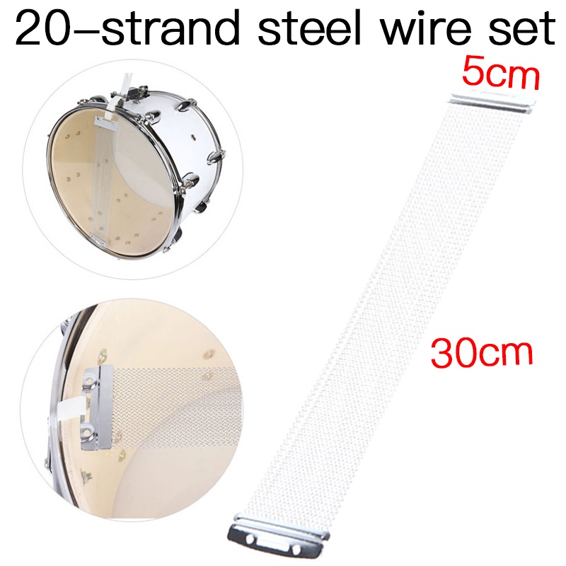 20 Strand Steel Wire Set for 14 Inch Snare Drum Percussion Instruments ...