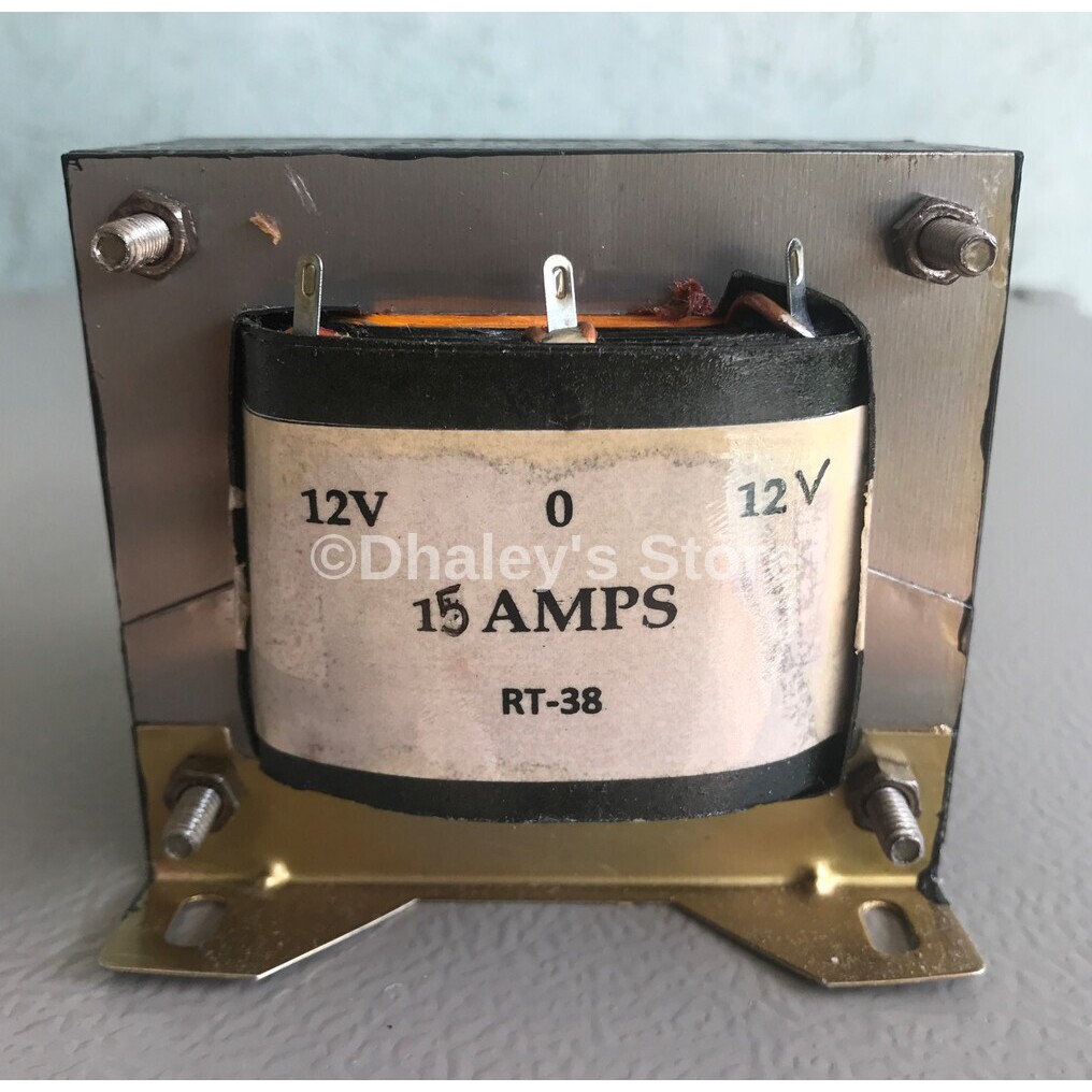 Transformer 15Amperes Primary 110V-220VAC Secondary 12V X 2 / 15A 12v X ...