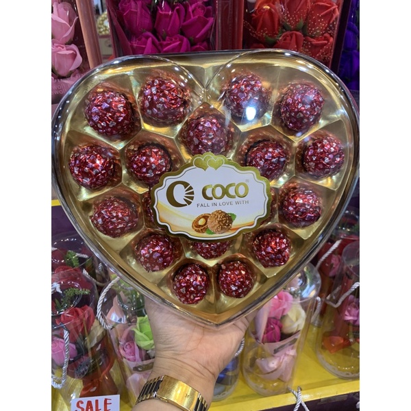 COCO Manisa Chocolate Heart T12/ T18 PCS / T24 PCS /T20 square | Shopee Philippines