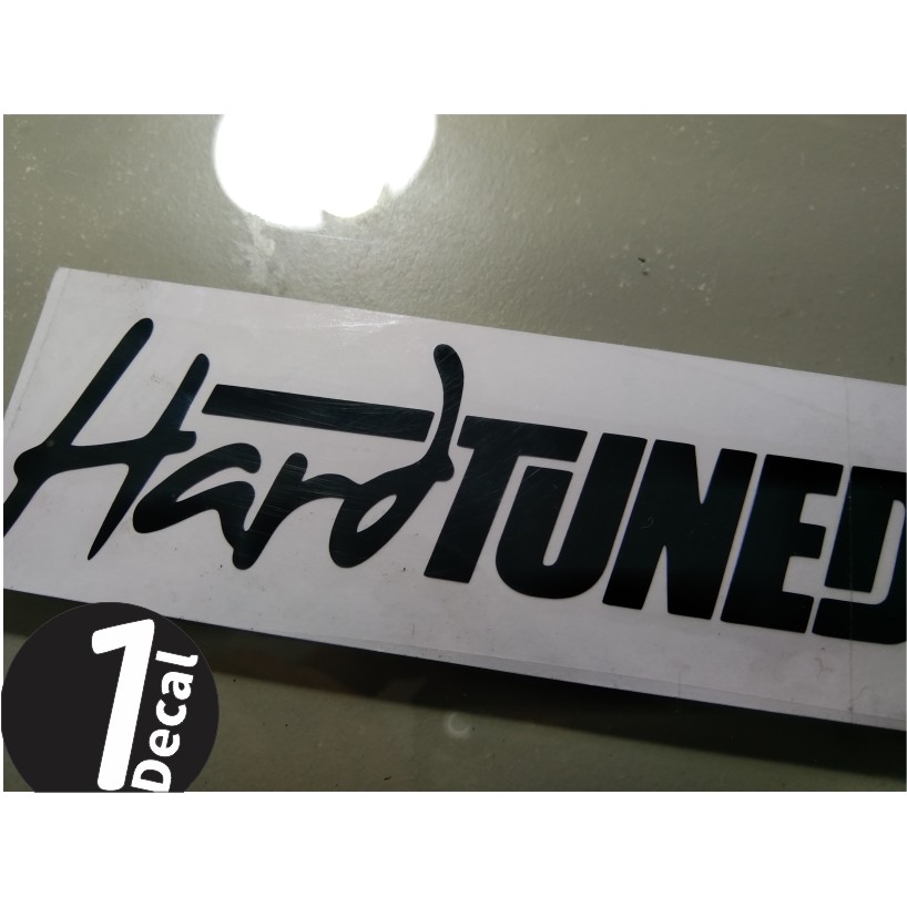 Hard-Tuned Sticker/Decal With 1 free Random Sticker Decal | Shopee ...