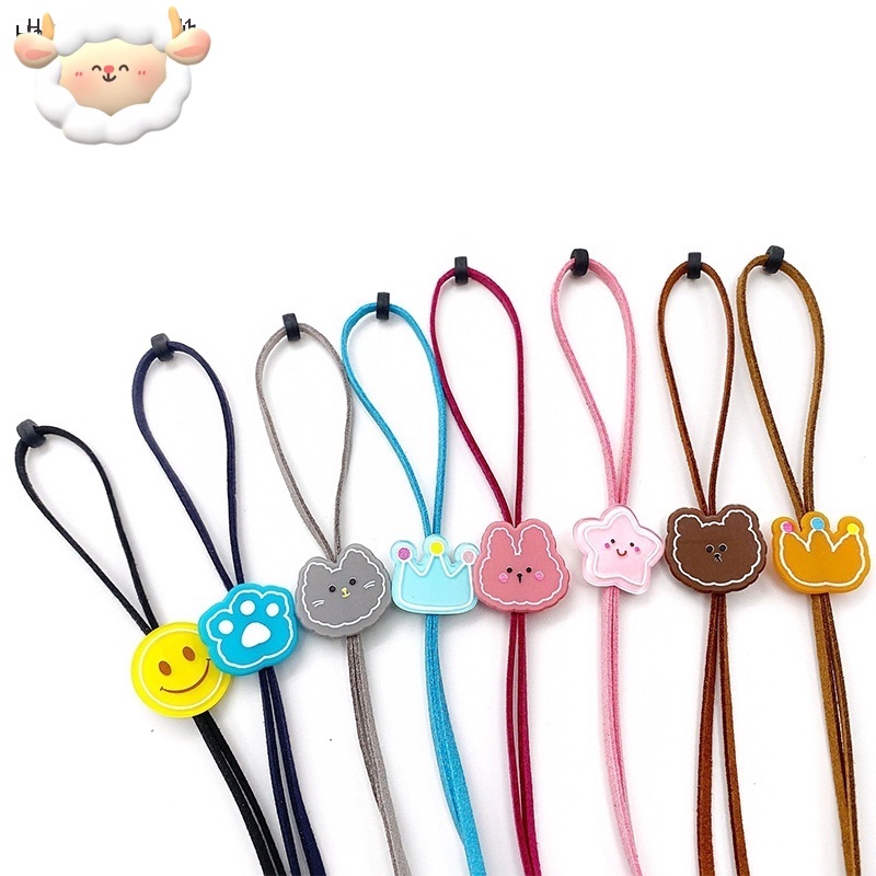 Cartoon Hanging Mask Rope-Adjustable Cute Children's Face Mask Rope ...
