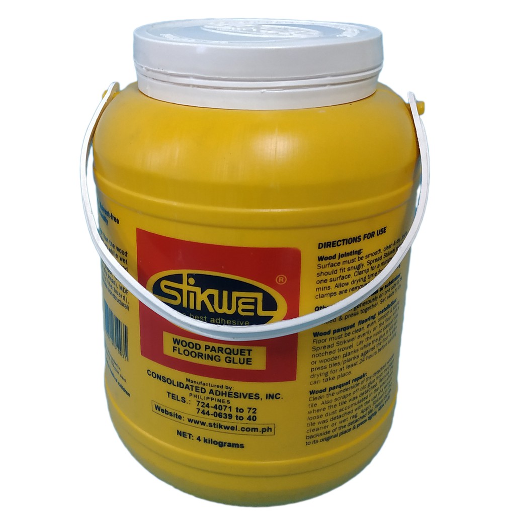 STIKWEL 4 kilogram best adhesive wood parquet flooring glue xde ...