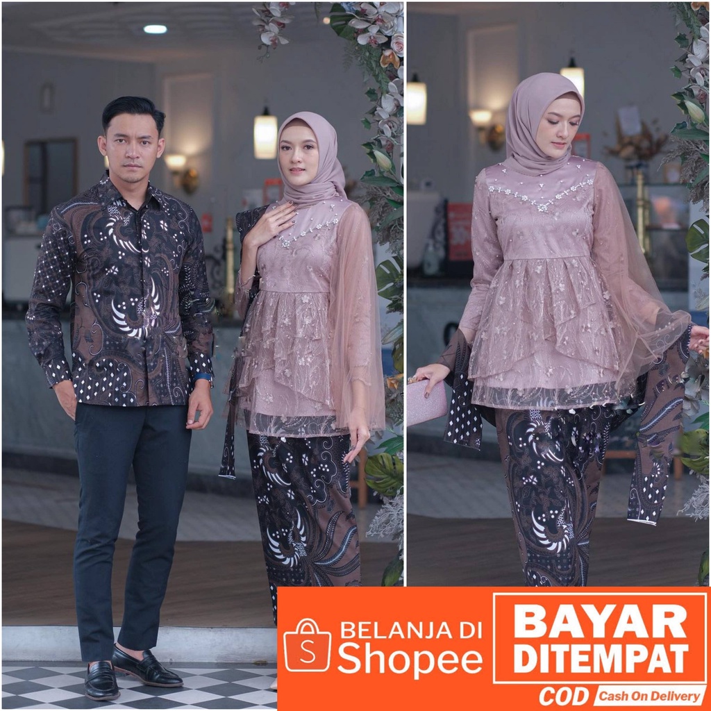 Kebaya BATIK COUPLE MODERN TILE Graduation SET Of Lice New Fitness ...