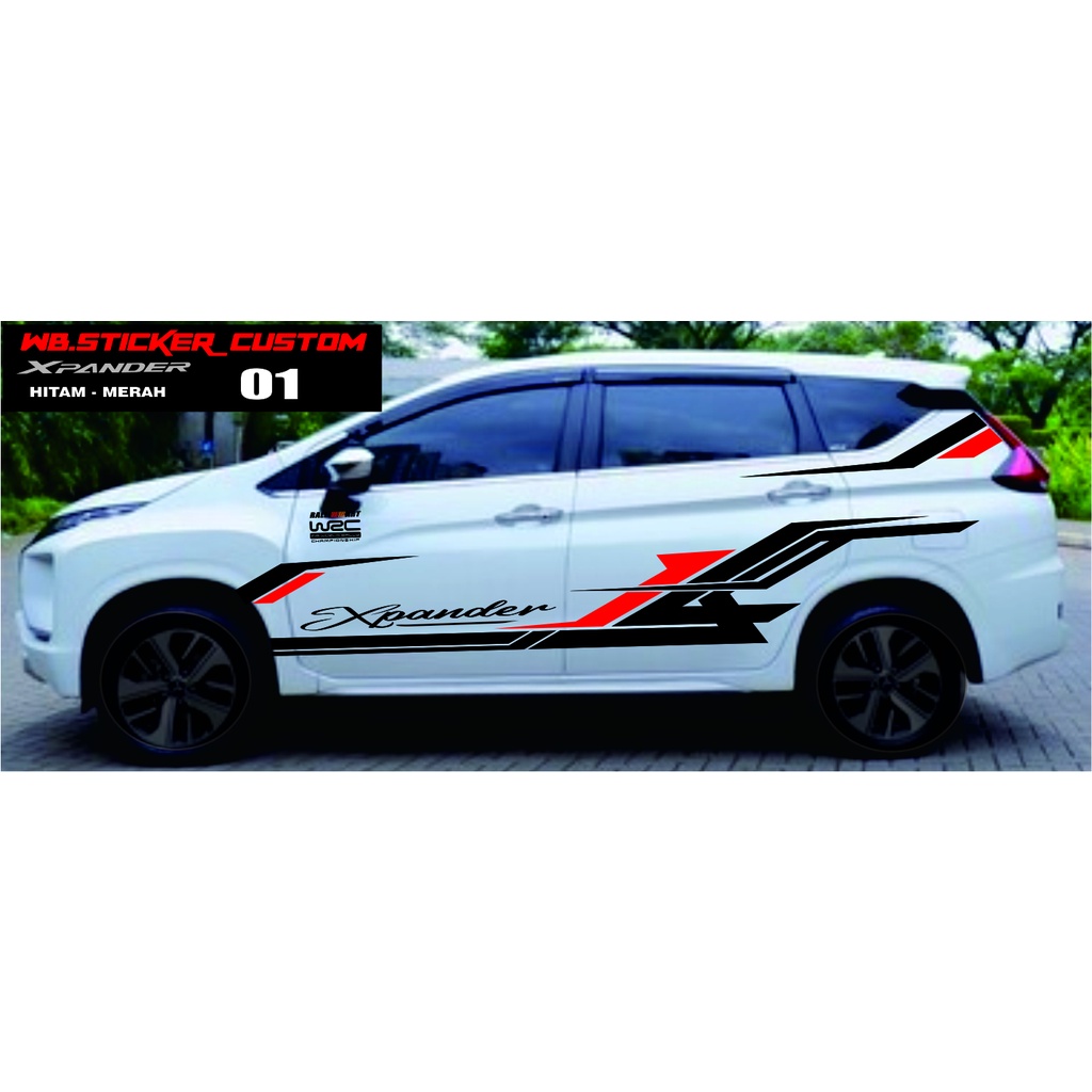 Side BODY STICKER Side Variation Car CUTTING STICKER DECAL Car XPANDER ...