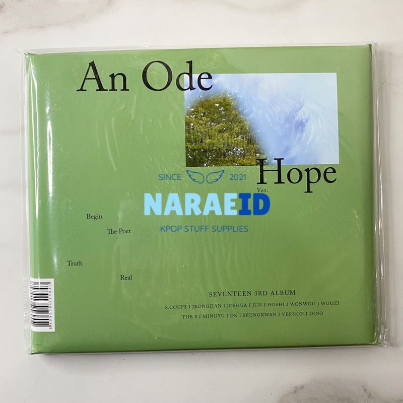 Seventeen 3rd ALBUM "An Ode" Hope Version | Svt an ode beret sealed ...