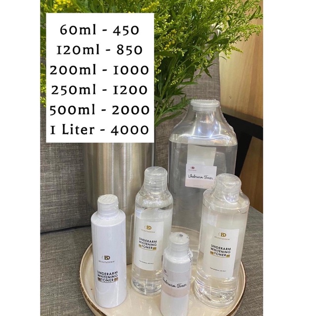 Beautederm Underarm Toner 500ml | Shopee Philippines