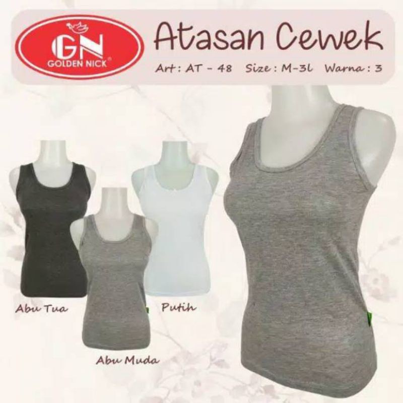 Golden NICK women's Singlet undershirt | Shopee Philippines