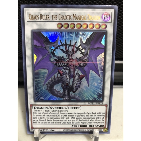 Chaos Ruler, the Chaotic Magical Dragon - MP21-EN128 - Ultra Rare 1st Edition | Shopee Philippines
