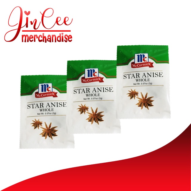 Mccormick Star Anise Whole (2g) | Shopee Philippines