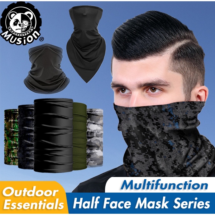 Musion Classic Motorcycle Face Mask Half Face Mask Series Triangle ...