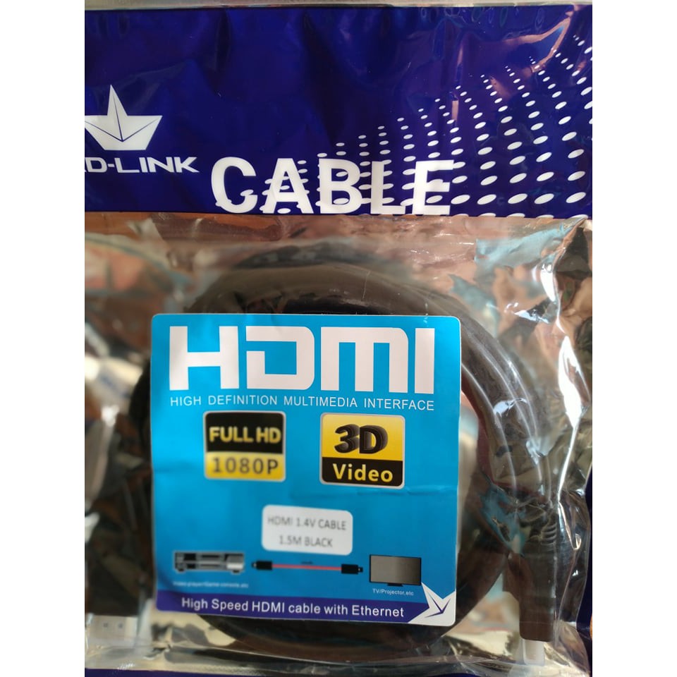 AD-LINK HDMI CABLE 1.5M,3M,5M,10M(1.4V) BLACK | Shopee Philippines
