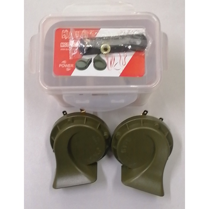 Knk Motor Car Halo Snail Horn DL-005 1Set 12V/24V Universal Motorcycle Parts | Shopee Philippines