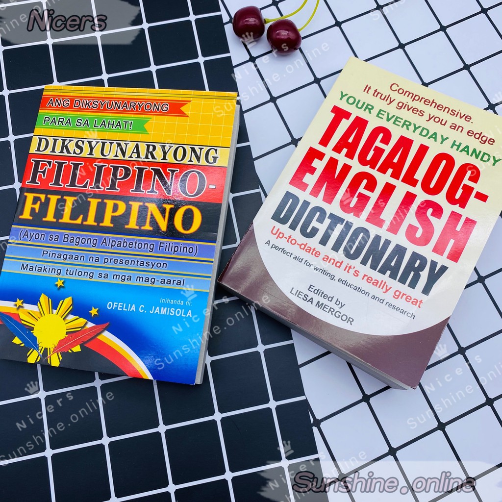 JUMBO Dictionary 240 leaves (480pages) Tagalog-English,Filipino ...