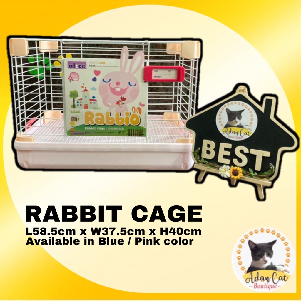Alice Rabbio Rabbit Cage (Sangkar Arnab) | Shopee Philippines