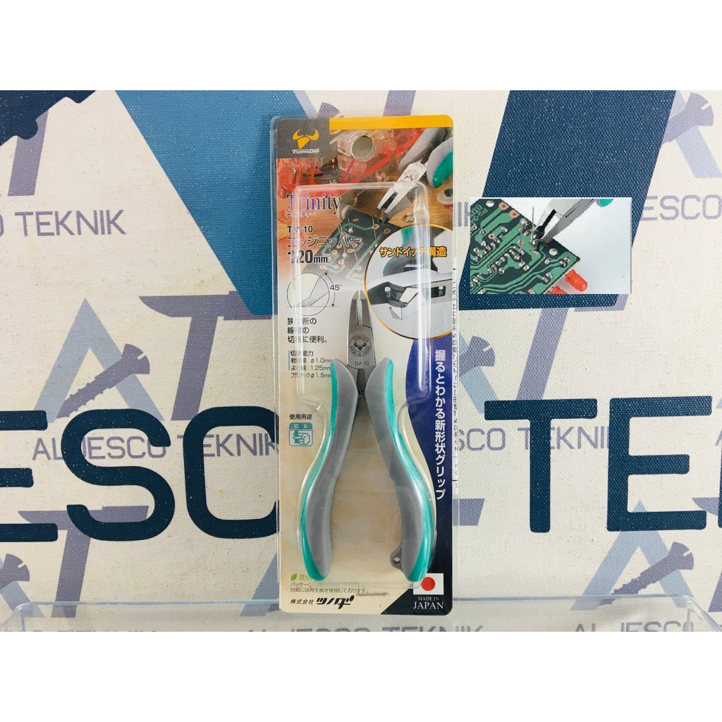Tsunoda TM 10 CORNER CUTTING PLIERS 120MM MADE IN JAPAN | Shopee Philippines
