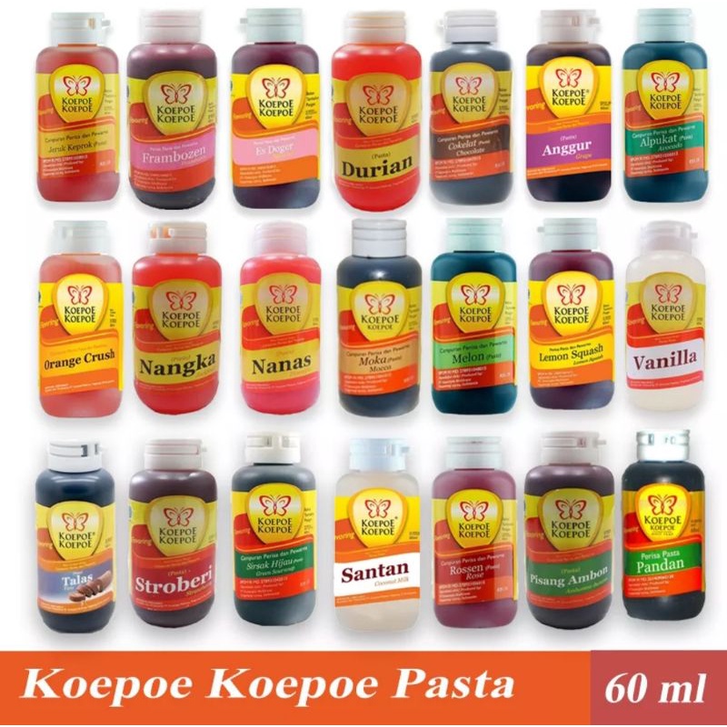 Koepoe Koepoe Pasta All Variants 60 ml Free Bubble Wrap and Thick Box ...