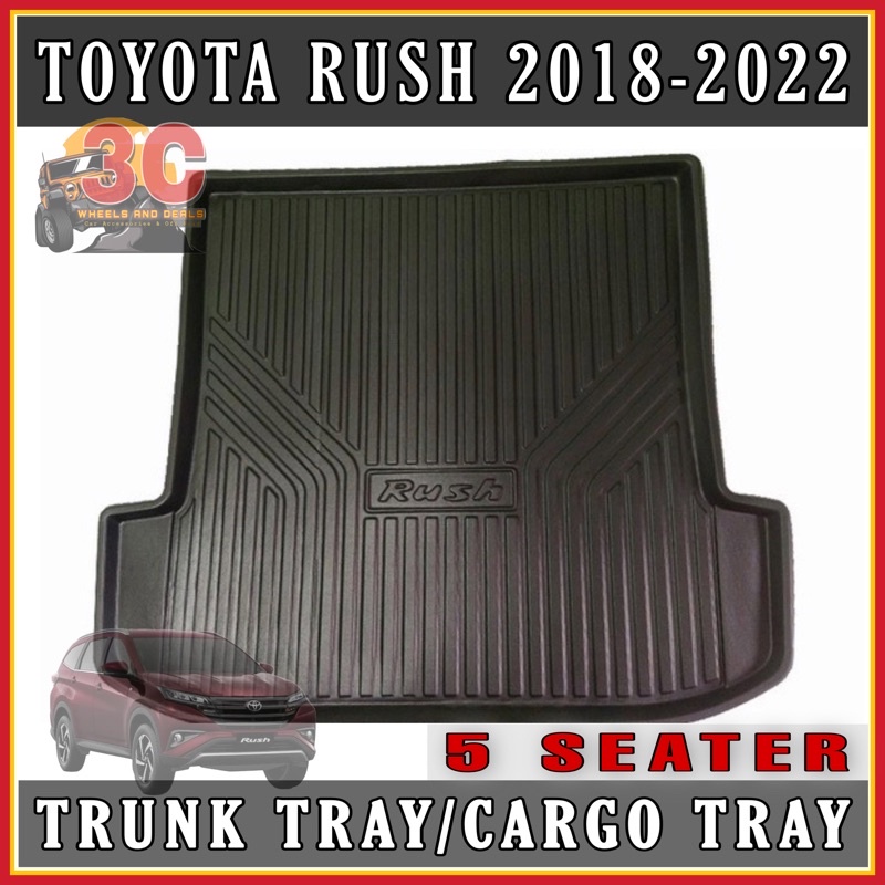 TOYOTA RUSH 2018-2022 TRUNK TRAY (5 SEATER) | Shopee Philippines
