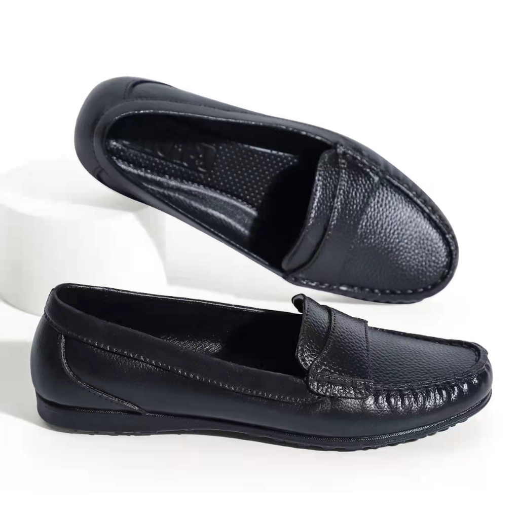 SHUTA black school shoes for women's rubber quality | Shopee Philippines