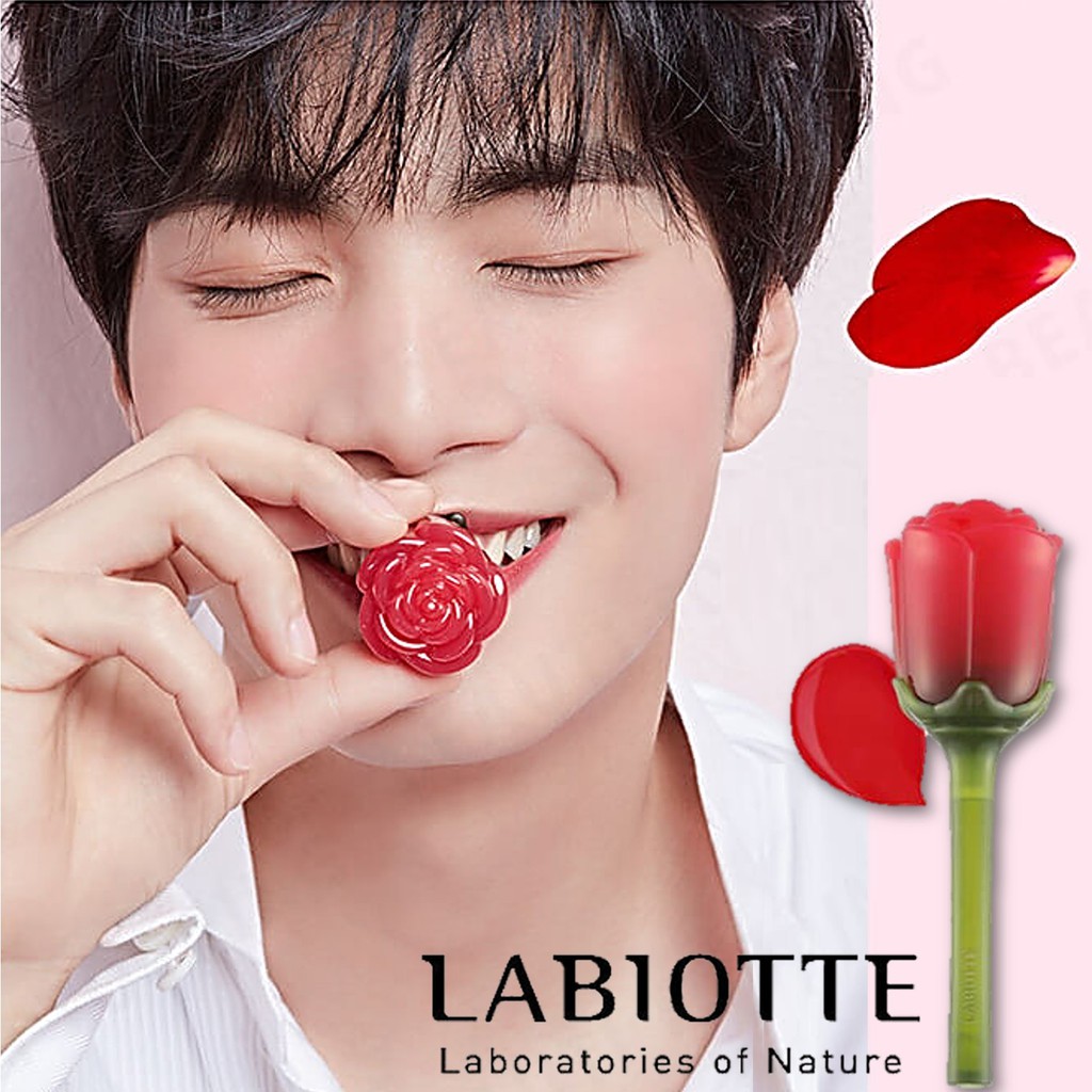 LABIOTTE Flomance Lip Color Shine Rosa RD01 Rose For A Juicy Lips. | Shopee Philippines