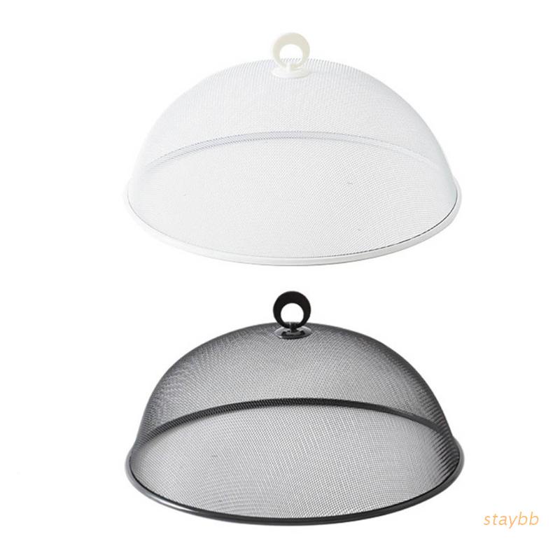 stay Food Dome Cover Easy to Use Kitchen Cooking Metal Mesh Food Cover ...