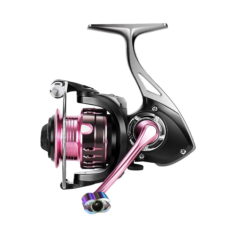 Mavllos Pink Metal Fishing Reel 14+1BB 5.2:1 10KG Max Drag Saltwater ...