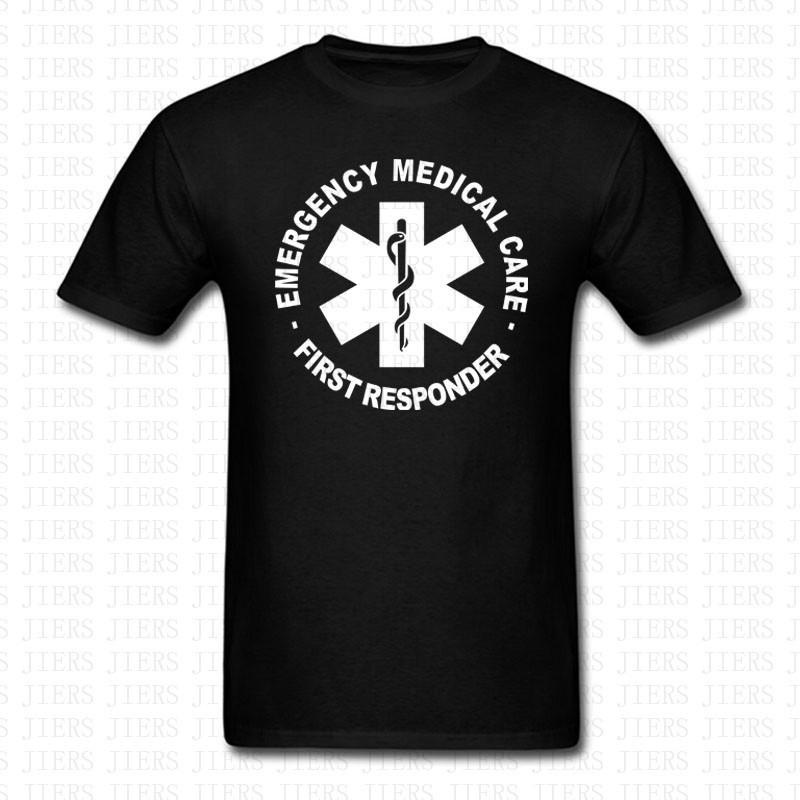 Fashion Emergency Medical Care First Responder Truck Van T Shirt Cotton ...