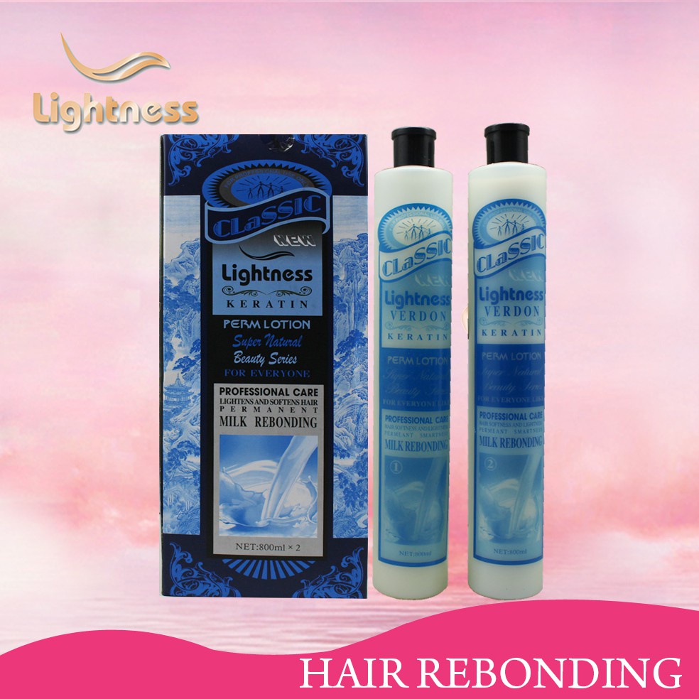 Classic Lightness Milk hair Rebonding Set 1 and 2 box | Shopee Philippines