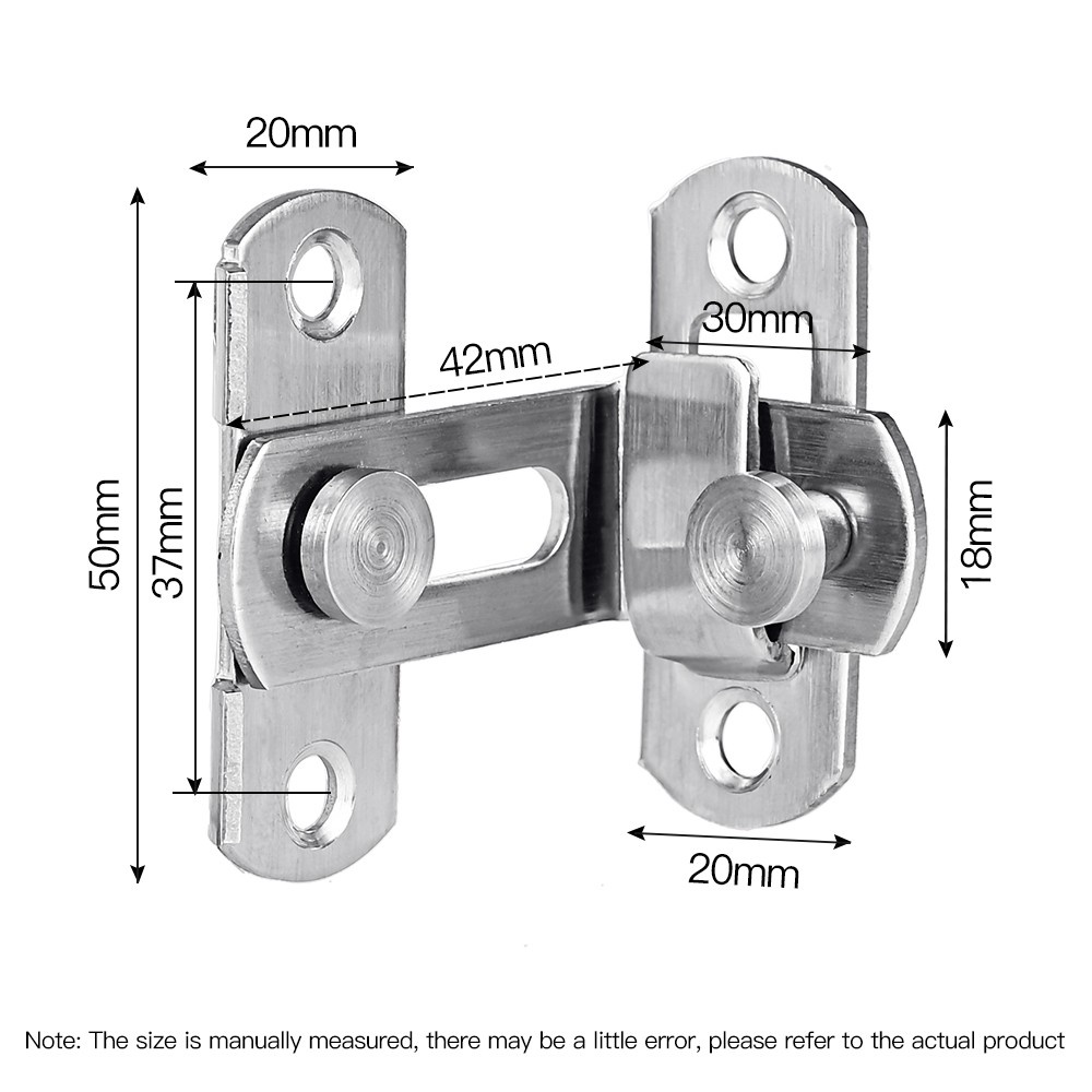 【C.O.D】Stainless Steel 90 Degree Right Angle Buckle Cabinet Toggle Door ...