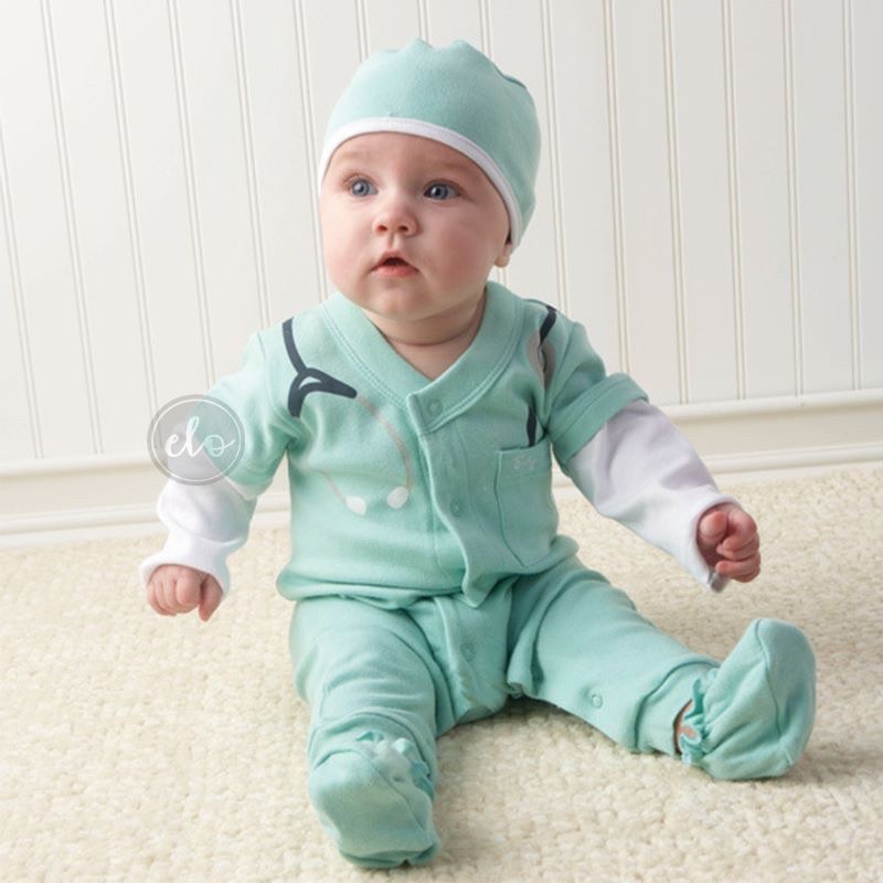 Baby Doctor Overall with Hat Costume set | Shopee Philippines