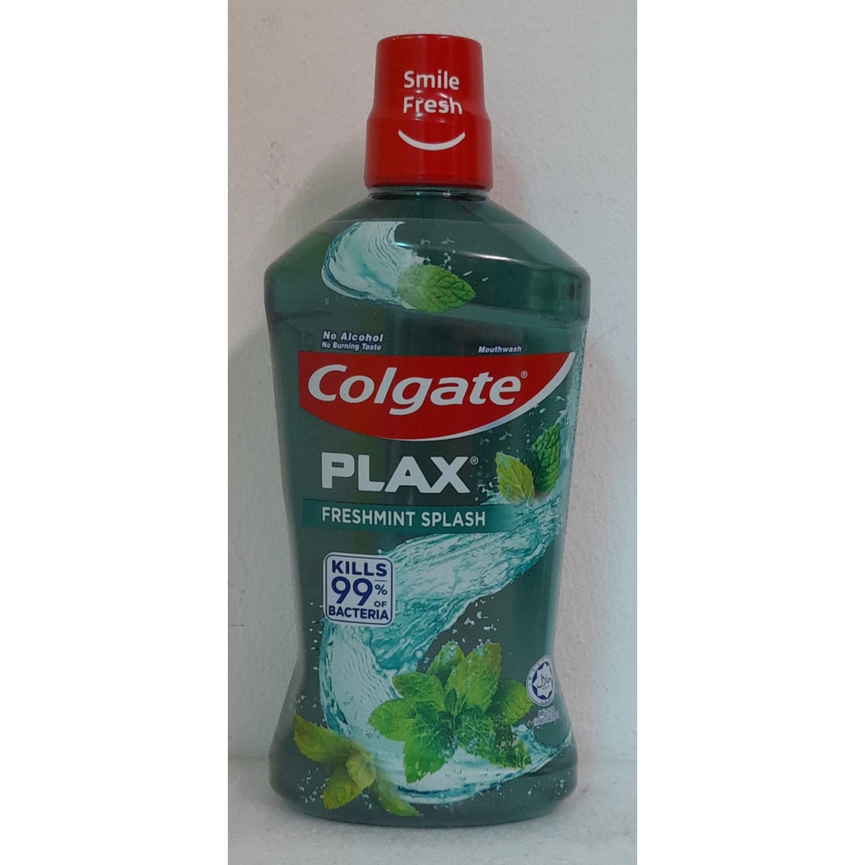 Colgate Plax Antibacterial Mouthwash Freshmint Splash 1L | Shopee ...