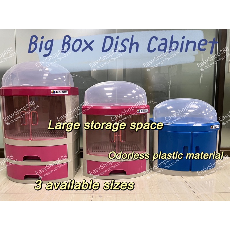 Easyshop888 BigBox Dish Cabinet | Shopee Philippines