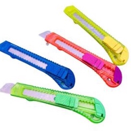 AIC Big and Small Cutter Blade / Plastic Cutter / Assorted Color Cutter ...