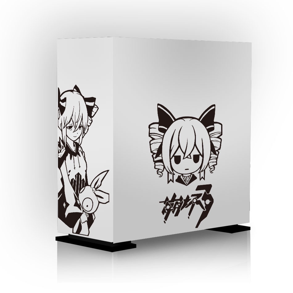 Honkai Impact Game Stickers for PC Case,Cartoon Decor Decals for ATX ...
