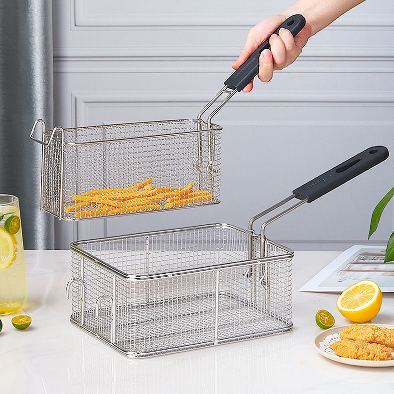 Dailyhome Deep Frying Basket Stainless Steel Mesh Frier | Shopee ...