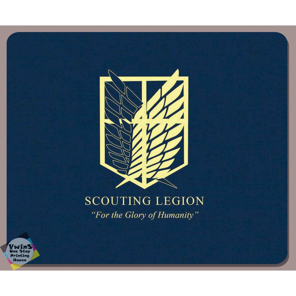 Attack on Titan Logo Design Mouse Pads! AOT mousepad! | Shopee Philippines