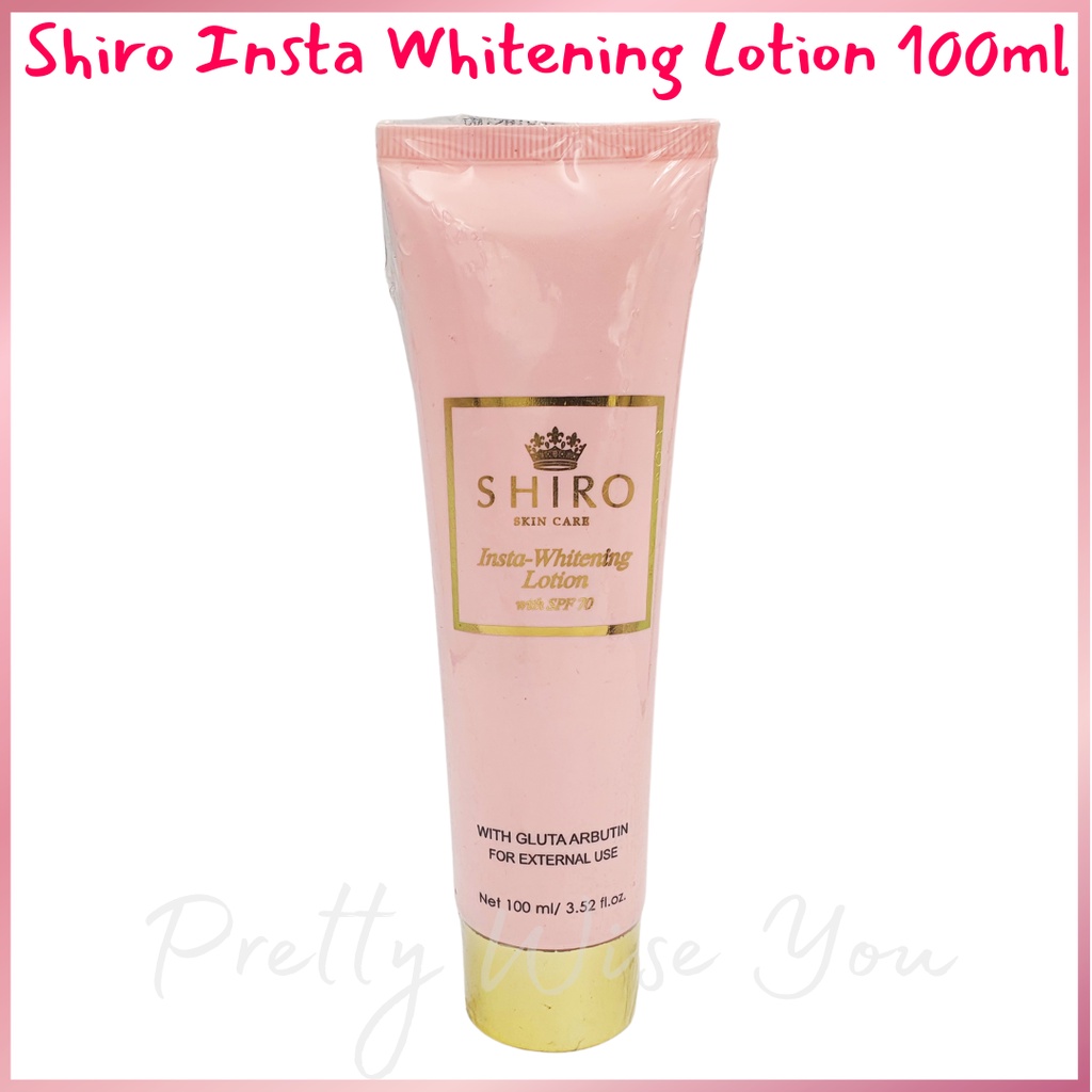 Shiro All Natural Gluta Arbutin Lotion Insta Whitening with SPF 70 ...